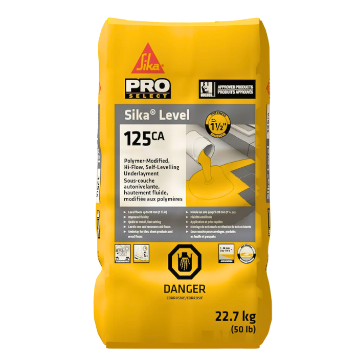 Sika Level-125CA Self-Leveling Underlayment – 22.7 kg (50 lb) Bag ...