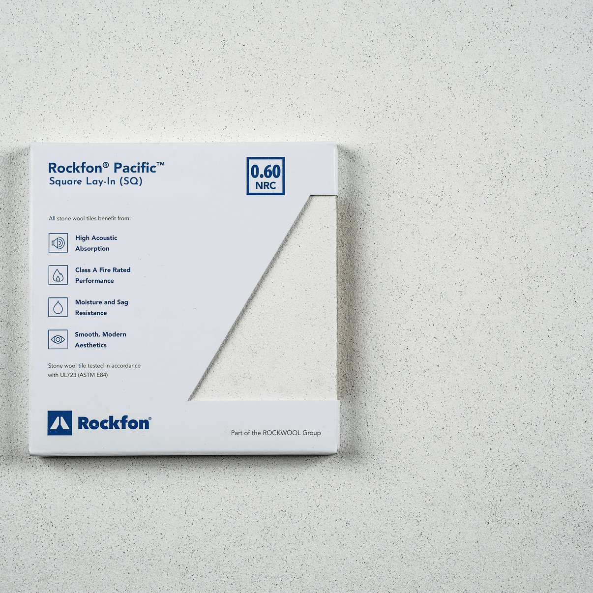 24x48x1/2 Rockfon Pacific® Square Lay-In Ceiling Tiles – High ...
